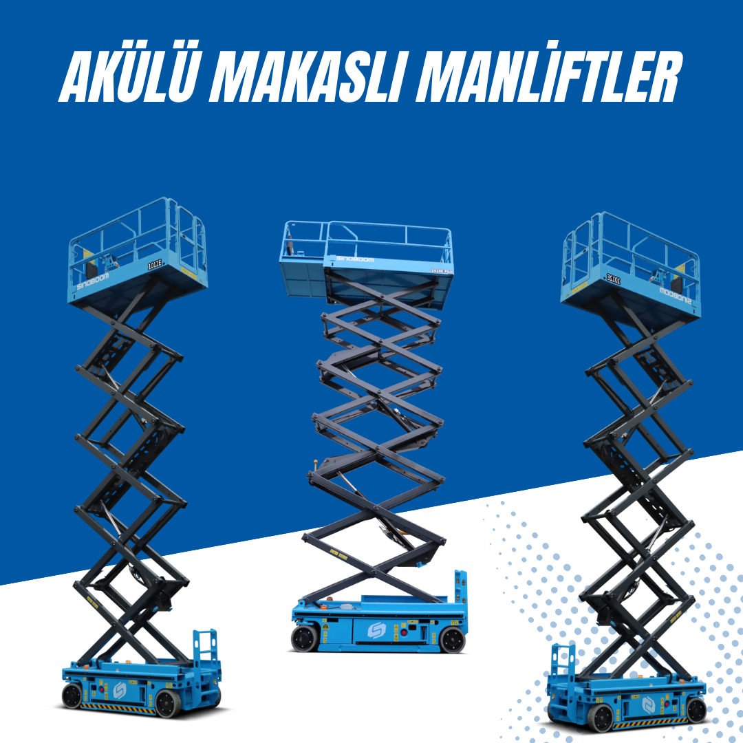 Akülü Makaslı Manlift | 0533 019 53 20 Turgutlu Platform